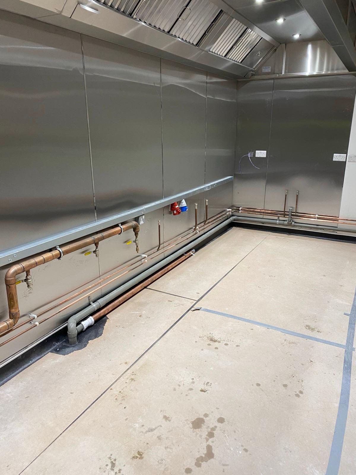 Commercial Kitchen Pipework - Marigold Engineers